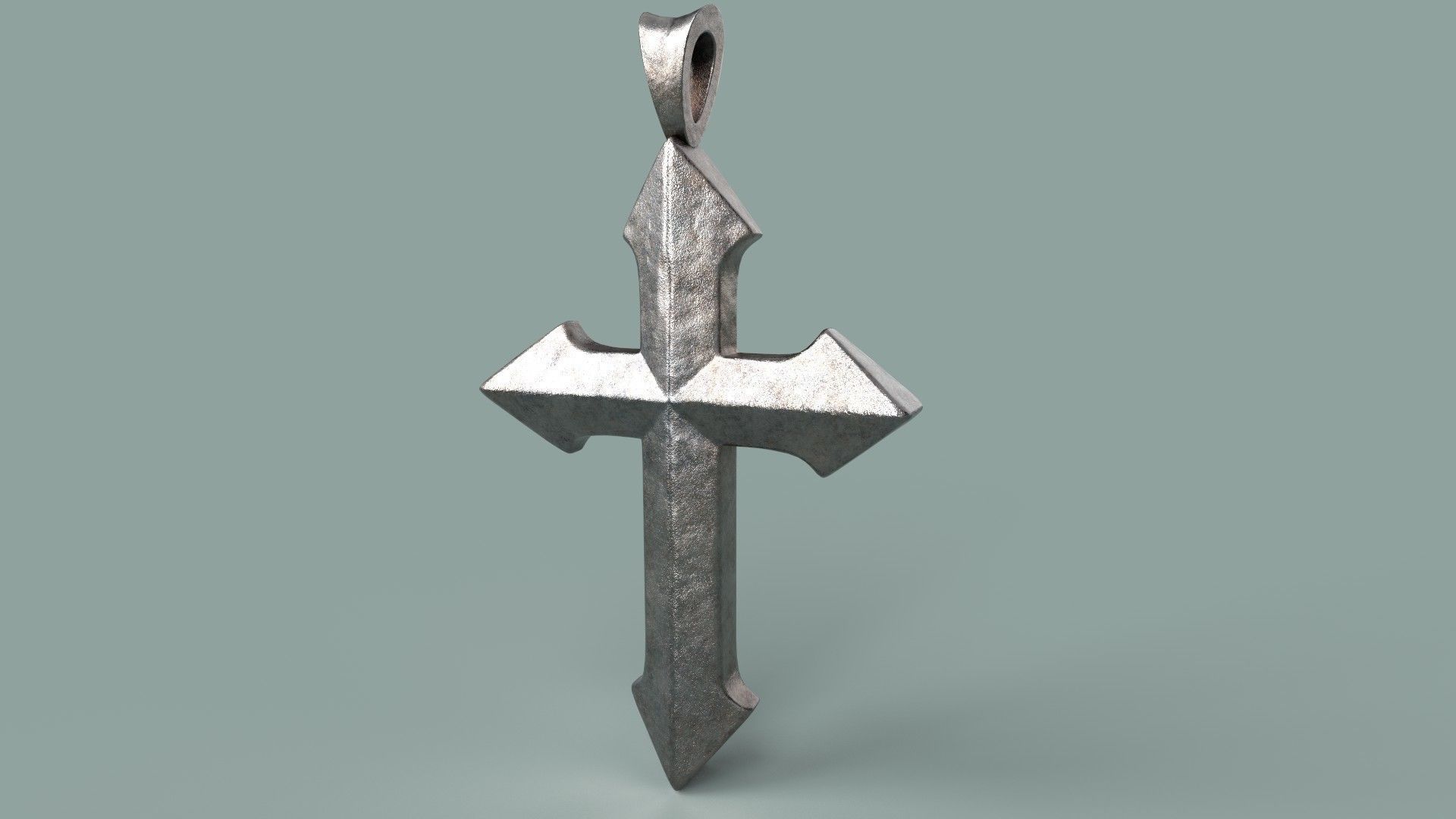 Arrow-shaped Cross STL Files 3D model 3D printable | CGTrader