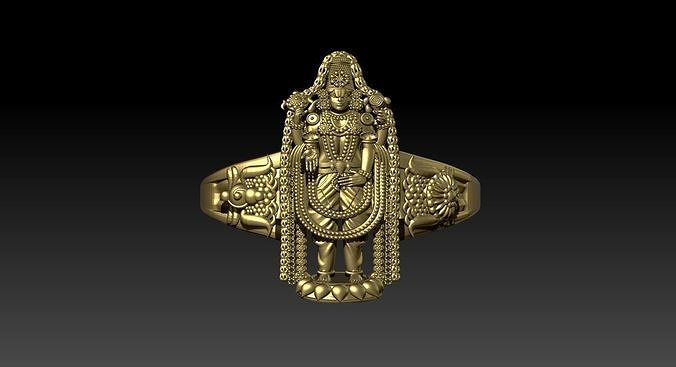 Balaji ring 23 mm ID and 7 grams 3D model 3D printable | CGTrader