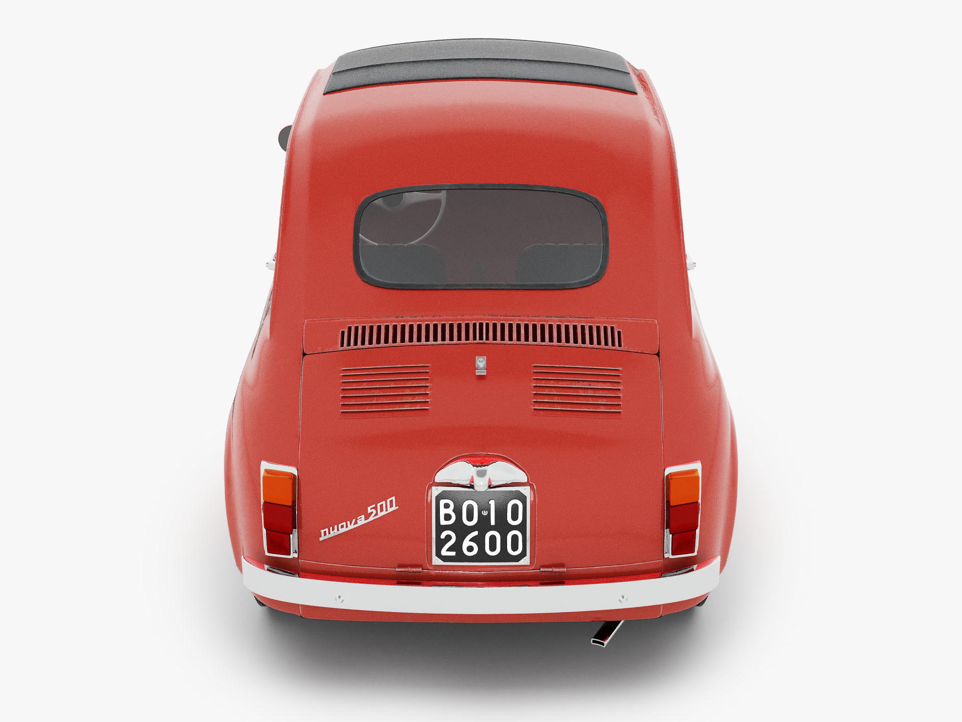 Fiat 500 1965-75 Italian Classic Car 3 Variants 3D model | CGTrader