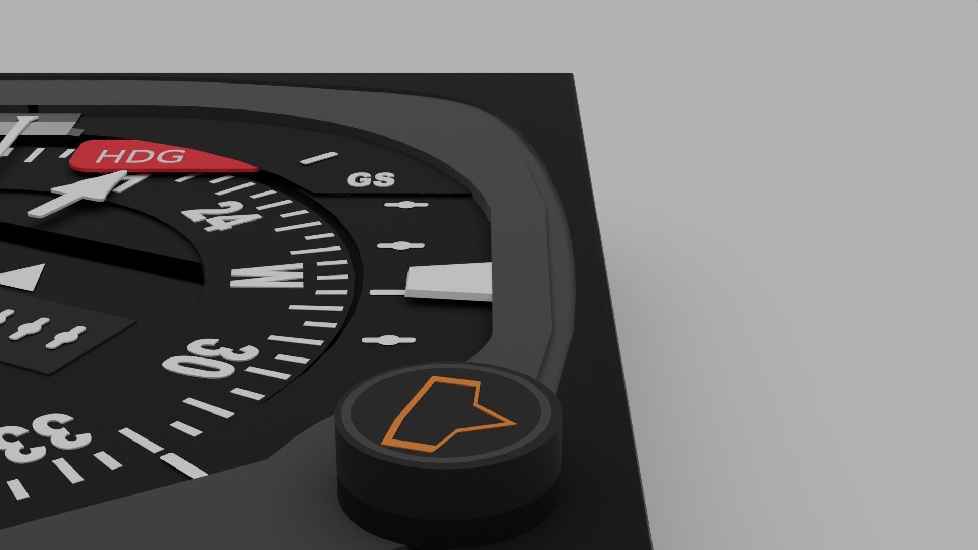 Horizontal Situation Indicator 3D model | CGTrader