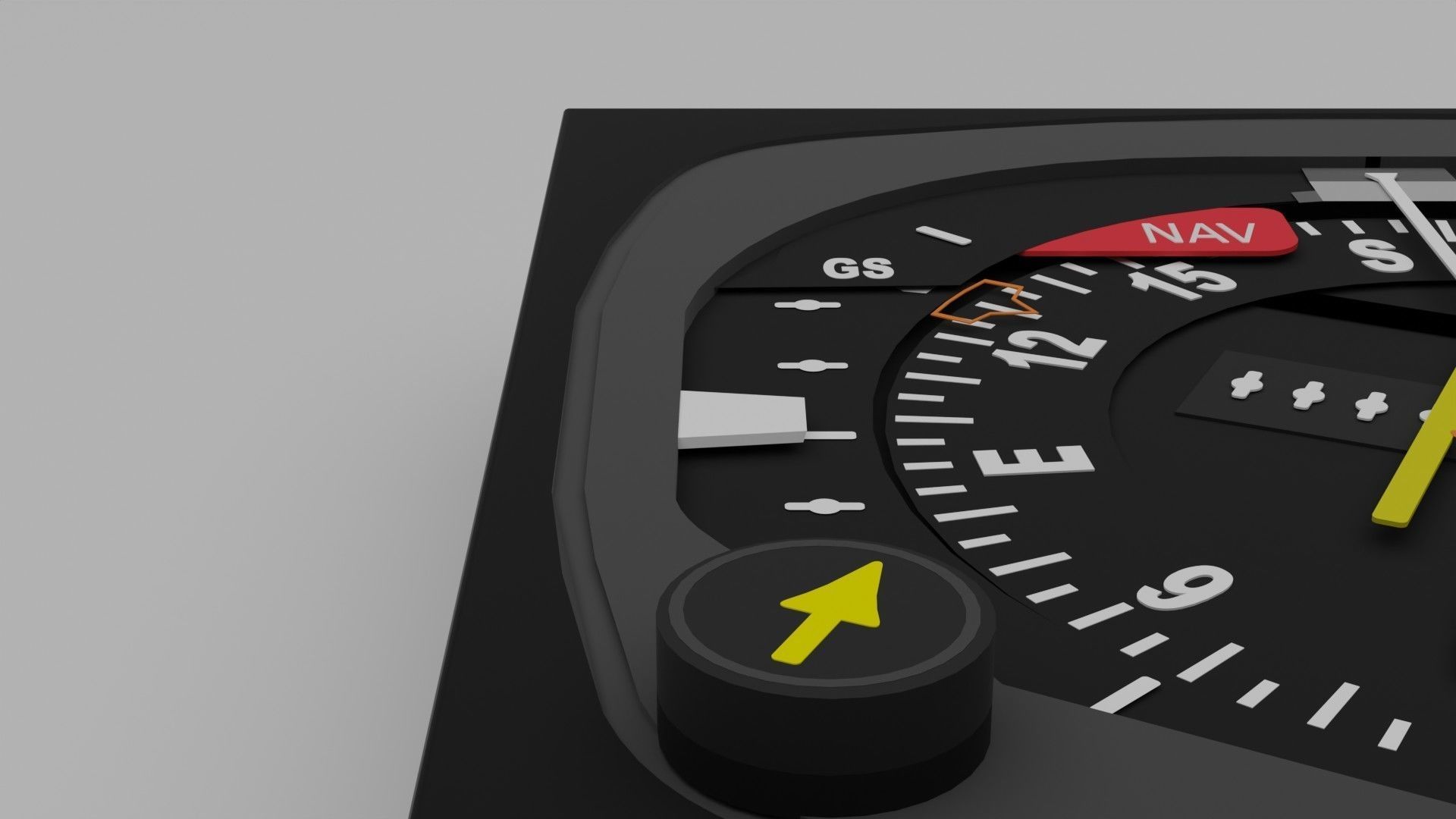 Horizontal Situation Indicator 3D model | CGTrader