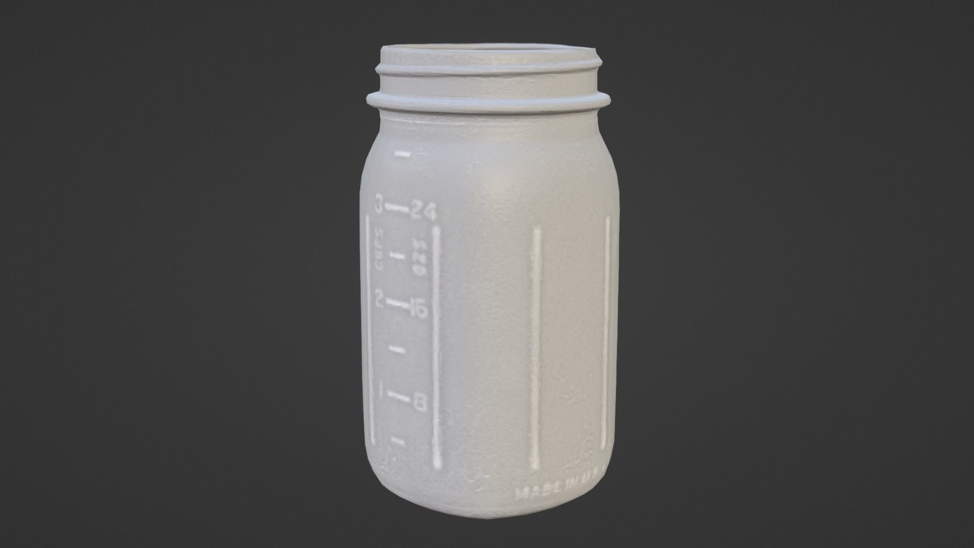 3D model Ball Mason Jar - Wide Mouth - Royalty Free VR / AR / low-poly ...