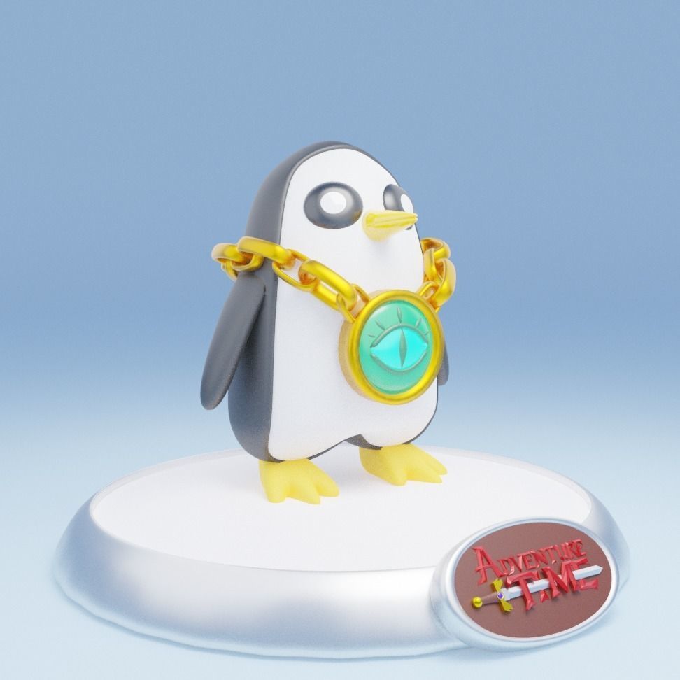 Gunter - Adventure Time printable model 3D print model 3D model | CGTrader
