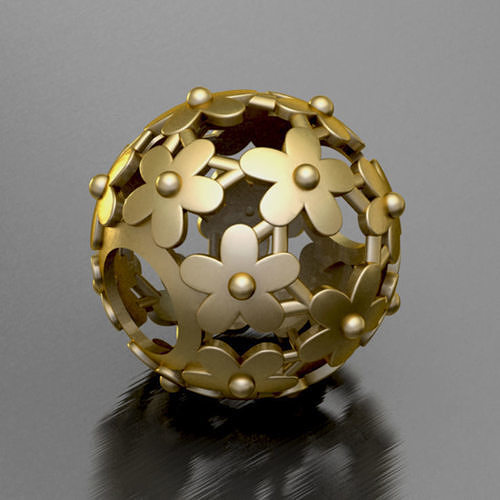Flower Orb 3D model 3D printable | CGTrader