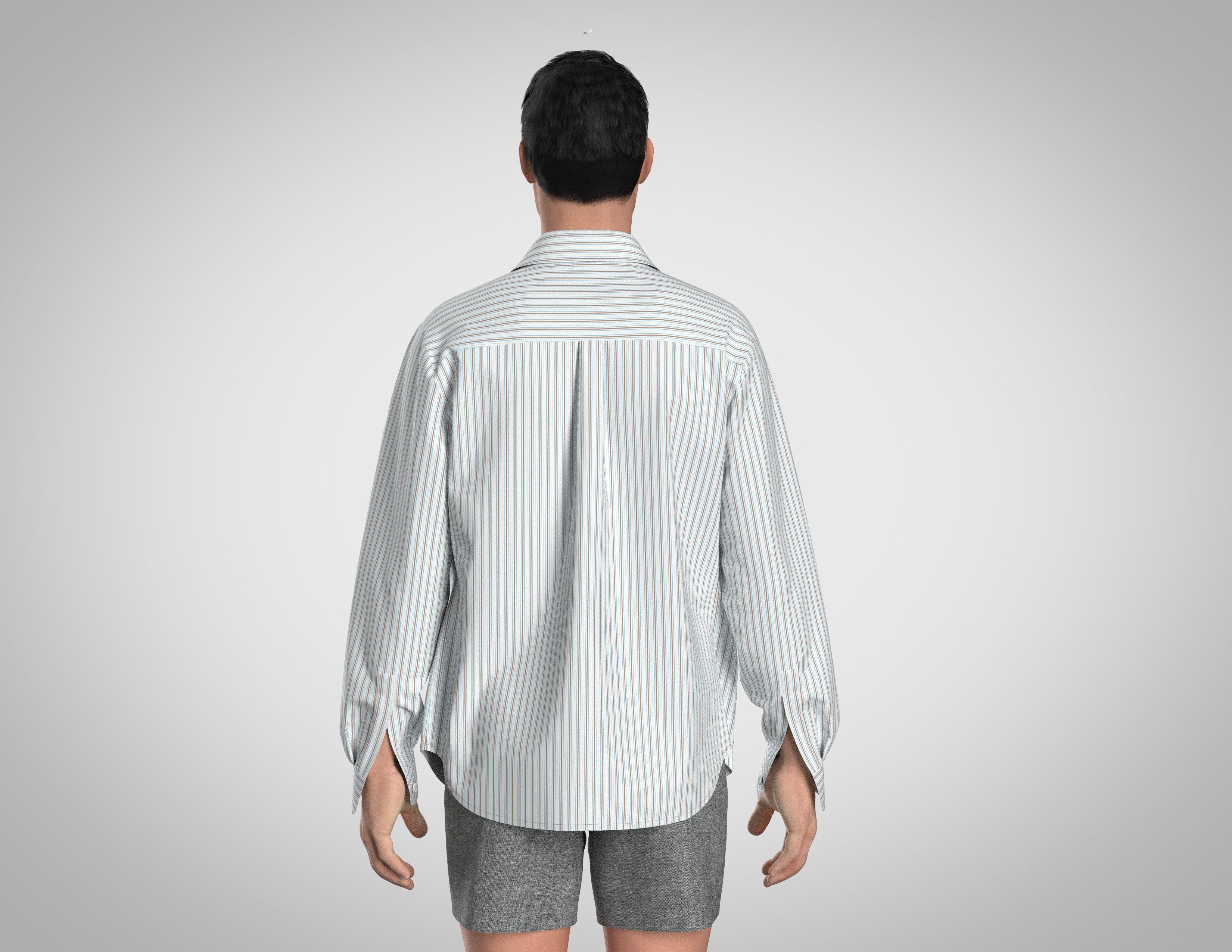 shirt for mens 3D model 3D printable | CGTrader