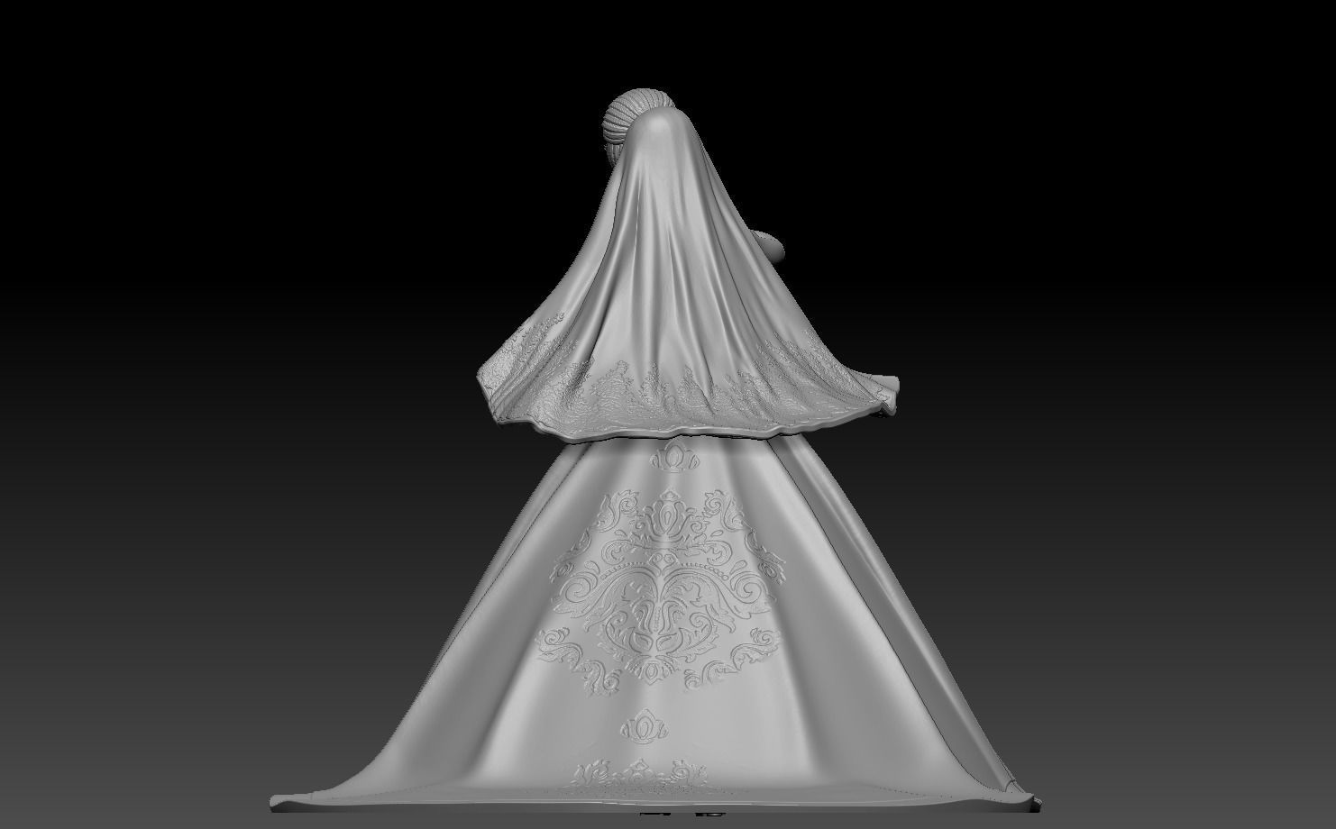 Lovely Bride 3D model 3D printable | CGTrader