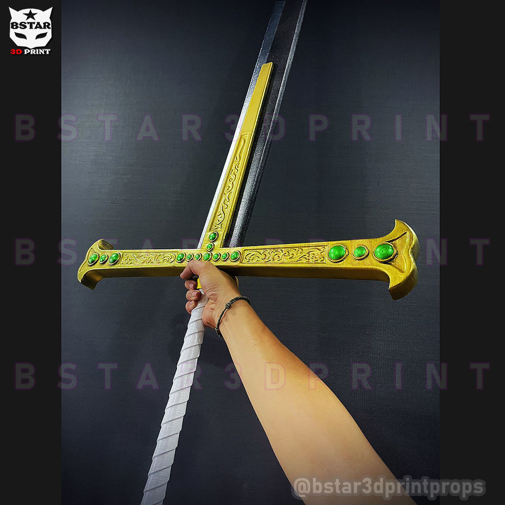 Yoru Sword - Mihawk Weapon High Quality - One Piece Live Action 3D ...