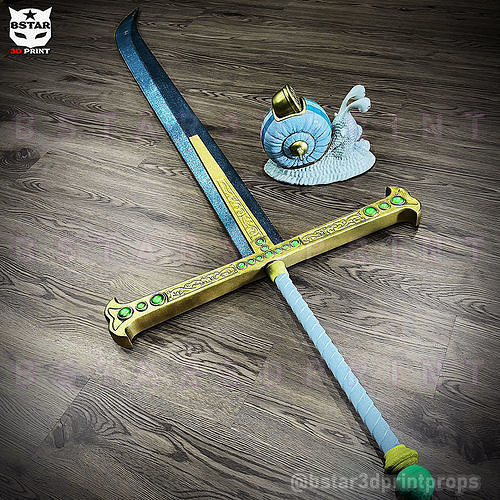 Yoru Sword - Mihawk Weapon High Quality - One Piece Live Action 3D ...