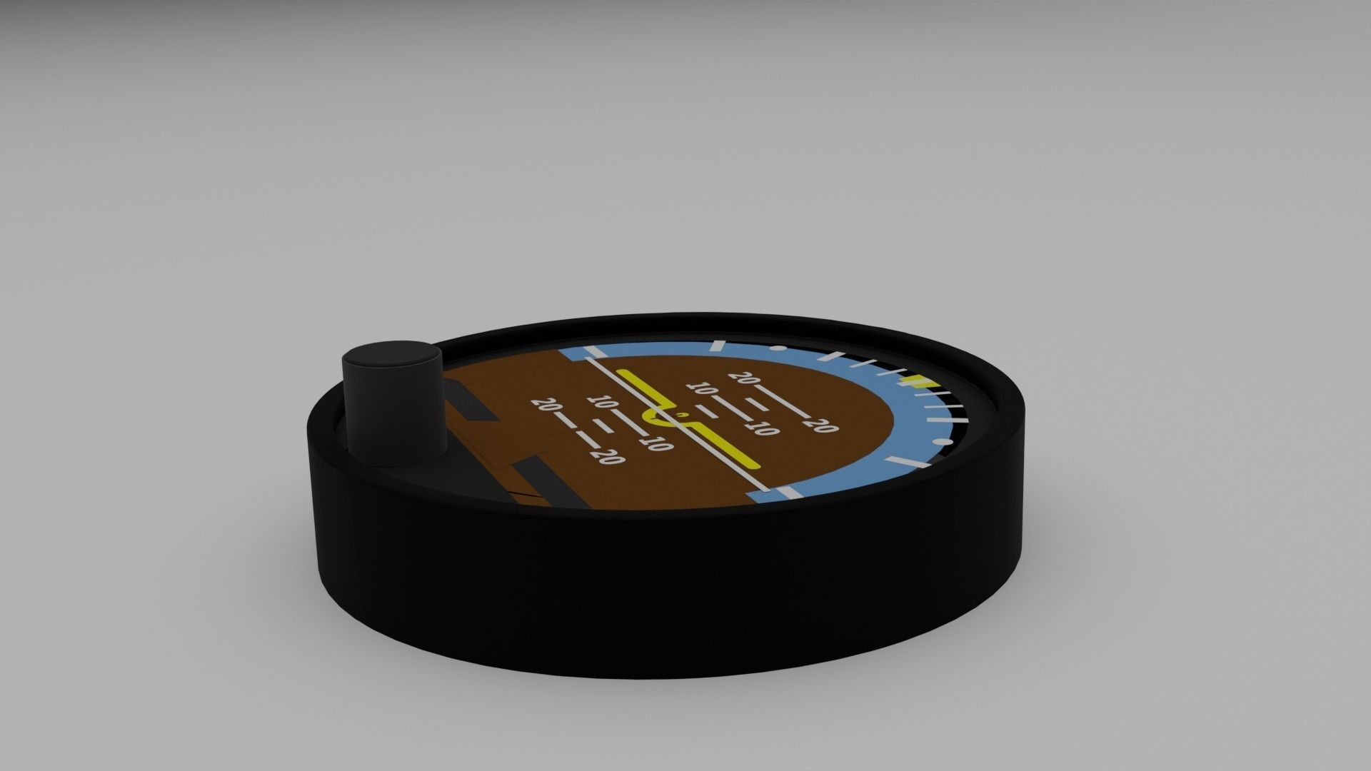Attitude indicator 3D model | CGTrader