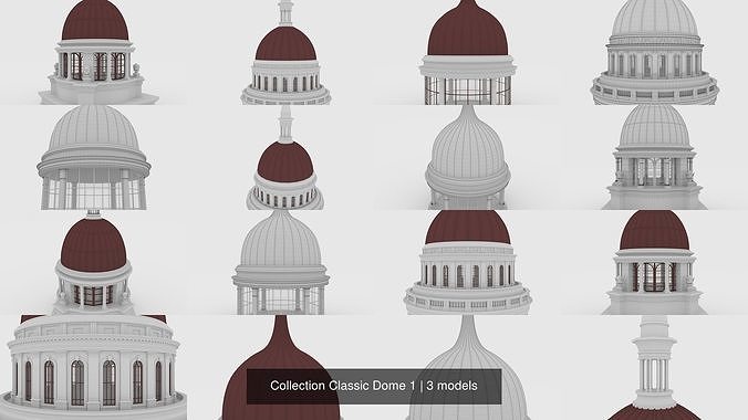 Collection Classic Dome 1 | CGTrader