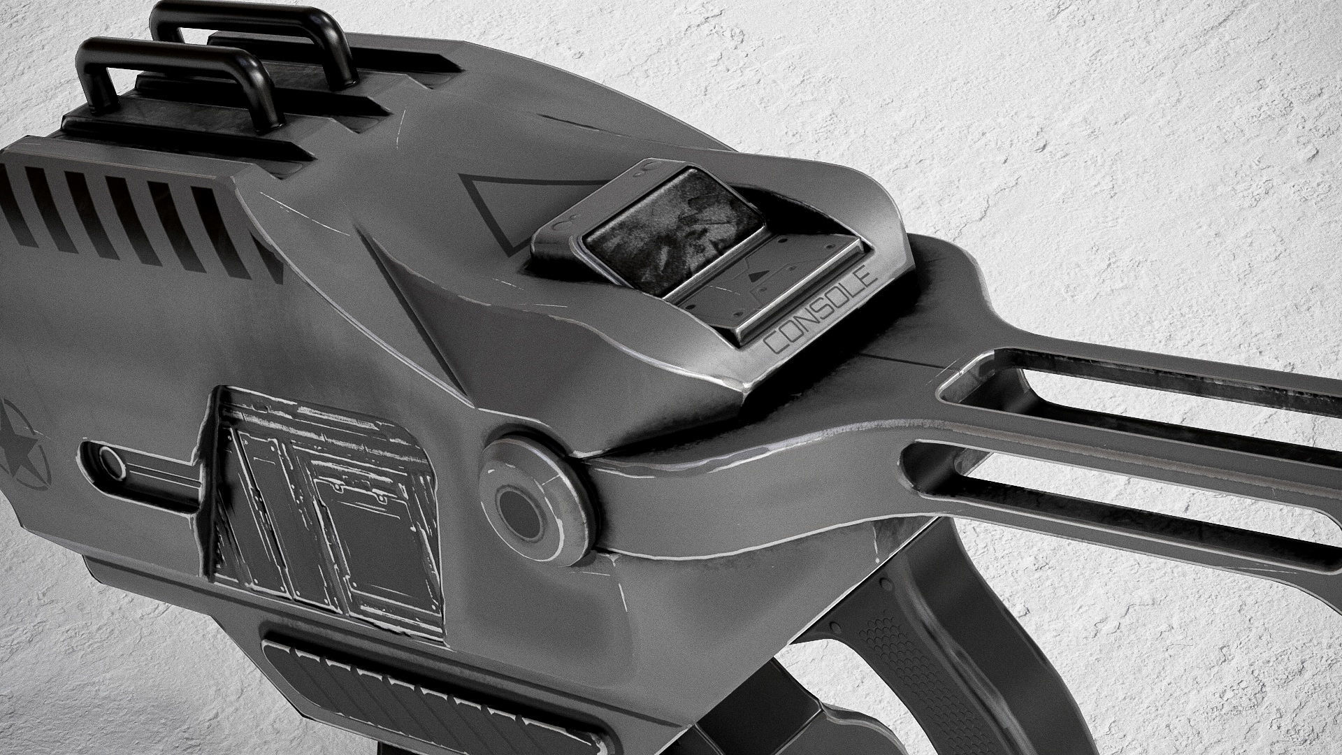 3D model Sci-fi Minigun PBR VR / AR / low-poly | CGTrader