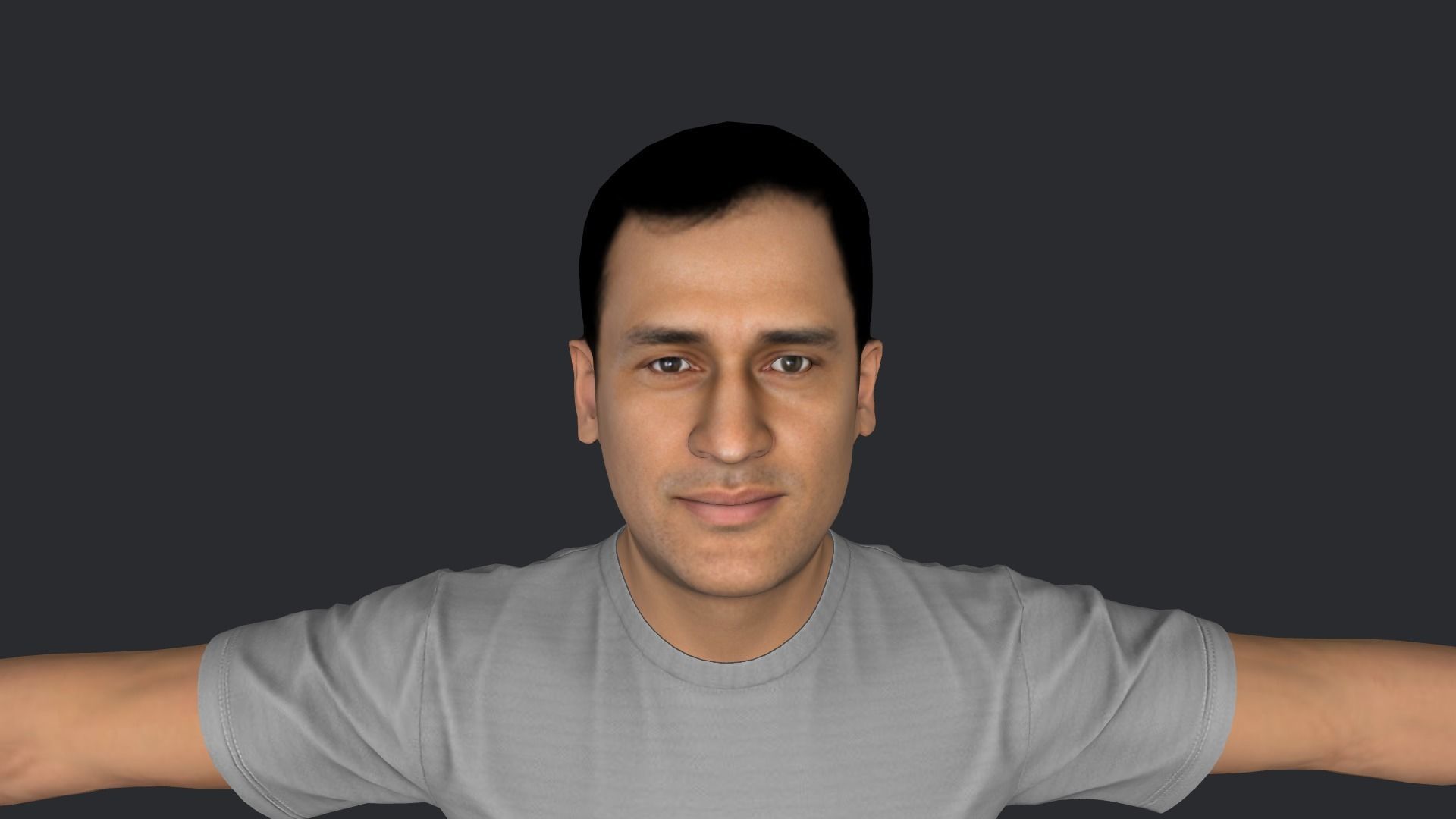 Mahendra Singh Dhoni Hyper Realistic Full Body Rigged Character 3D ...