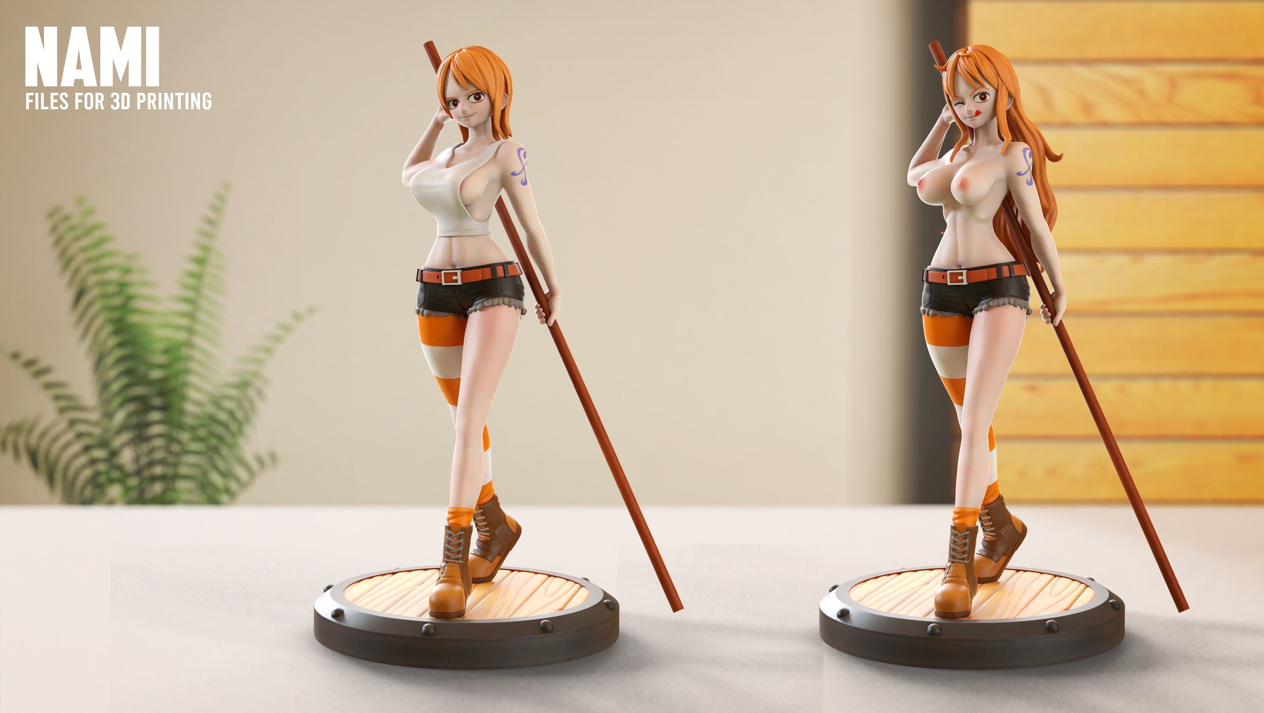 Nami - One Piece 3D model 3D printable | CGTrader