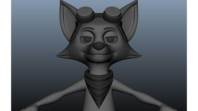 3D model 3D Stylized Fox VR / AR / low-poly | CGTrader