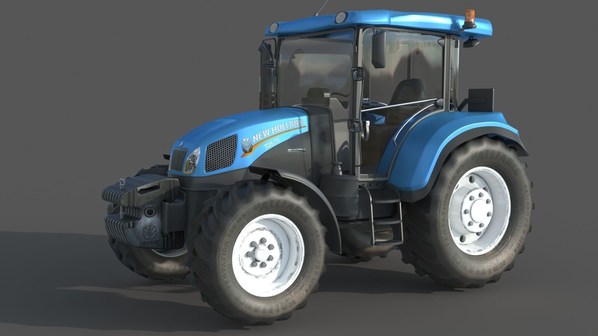New Holland Tractor TD 5 3D model | CGTrader