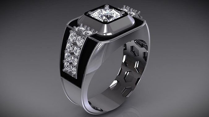 Gents Ring 3D model 3D printable | CGTrader