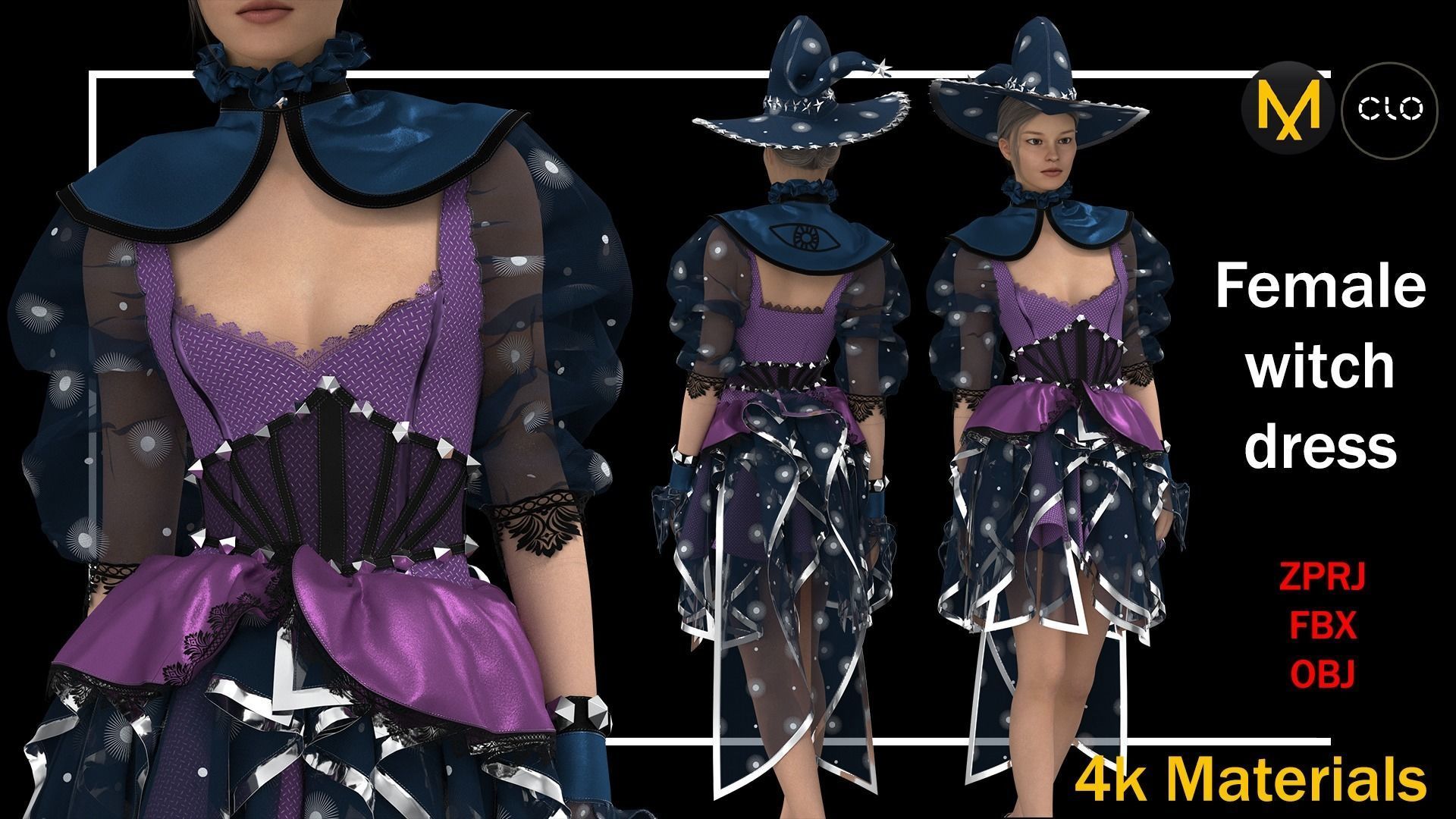 witch 3D model | CGTrader