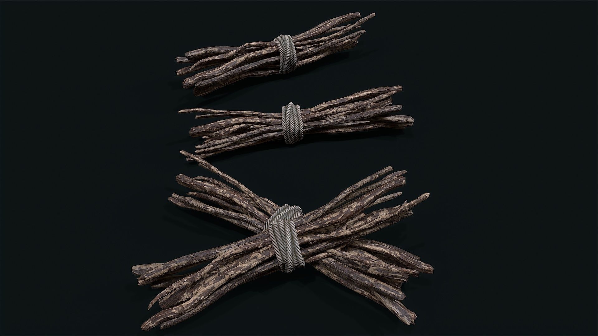 3D model Bunch Stick VR / AR / low-poly | CGTrader