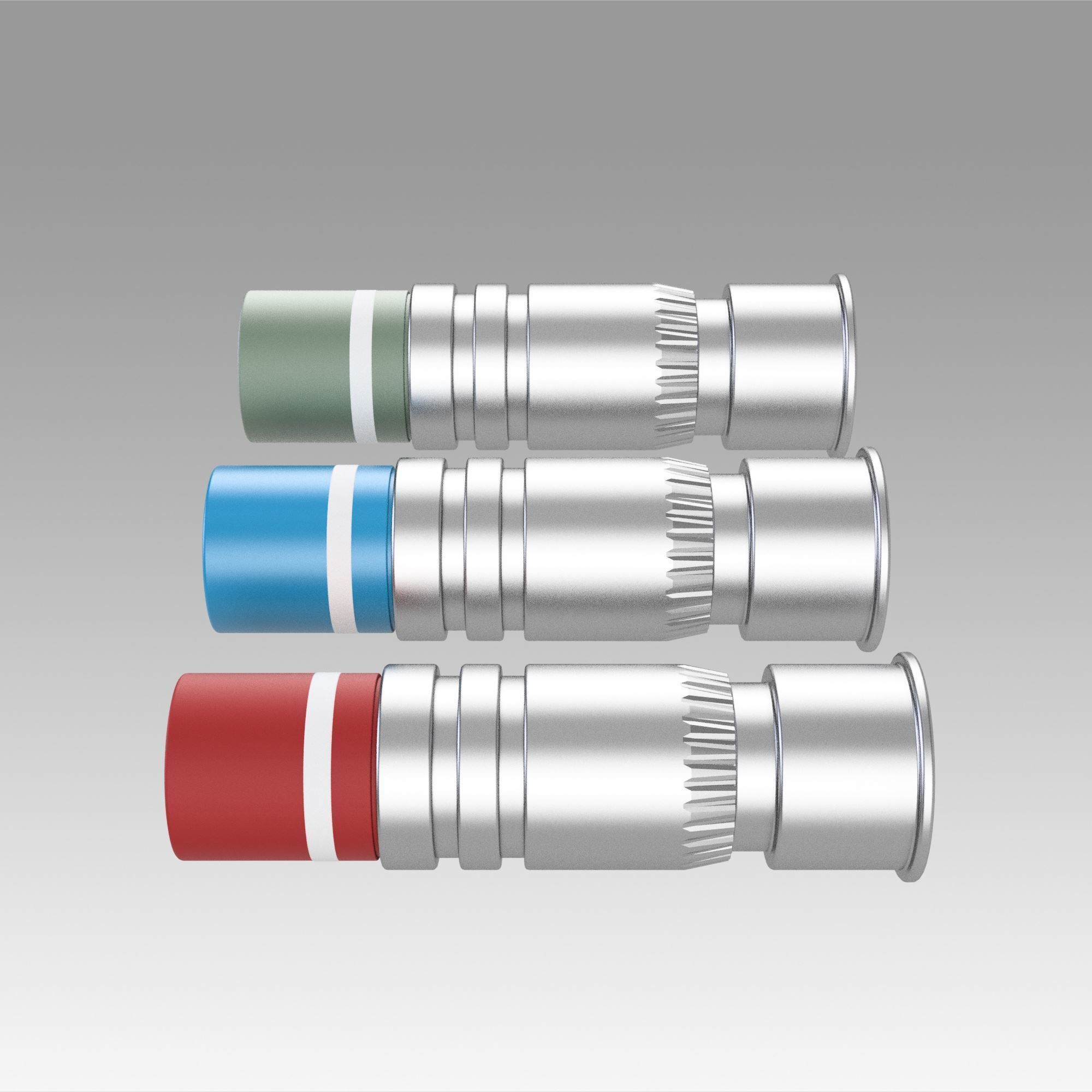 Aluminium M40 Grenade Aliens Pulse Rifle 3D model 3D printable | CGTrader