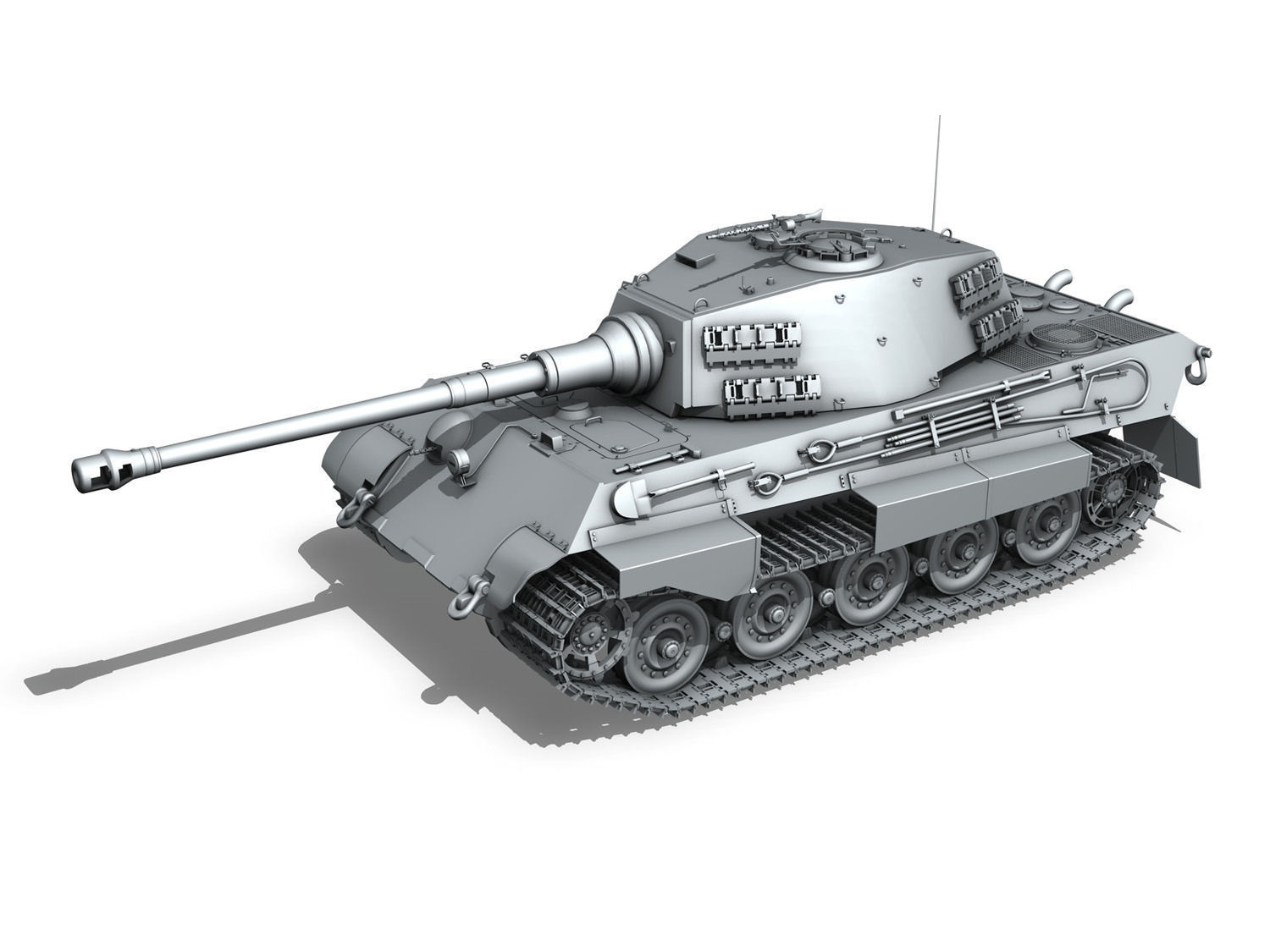 Panzerkampfwagen VI - Ausf B - Tiger II 3D Model - CGTrader.com