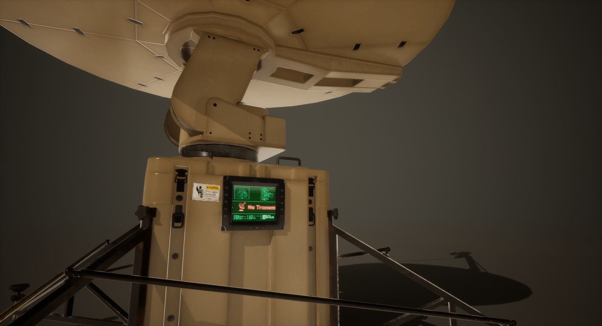 3D model Animated Military Radar VR / AR / low-poly | CGTrader