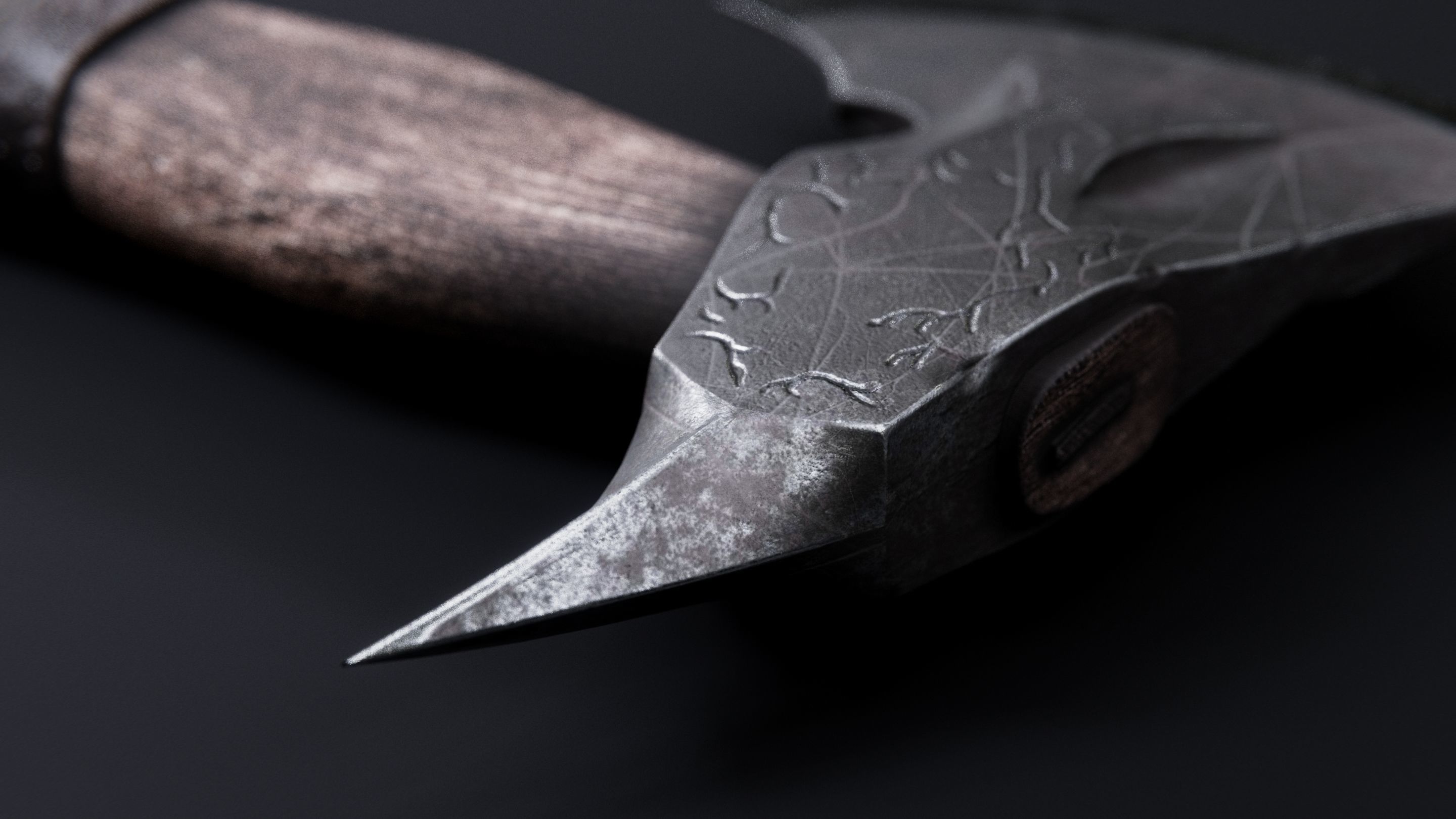 ancient combat axe 3D model | CGTrader