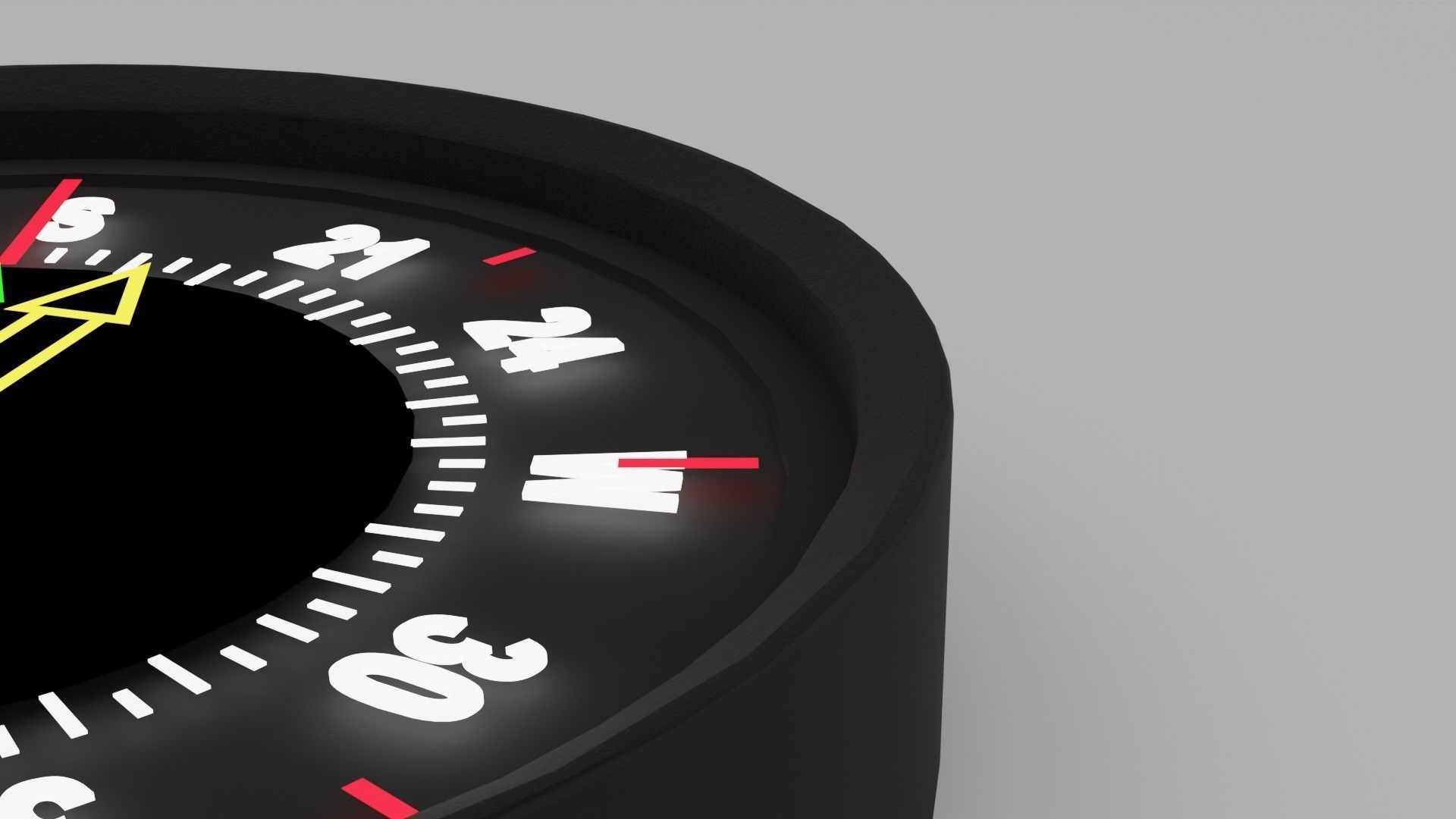 Radio magnetic Indicator 3D model | CGTrader