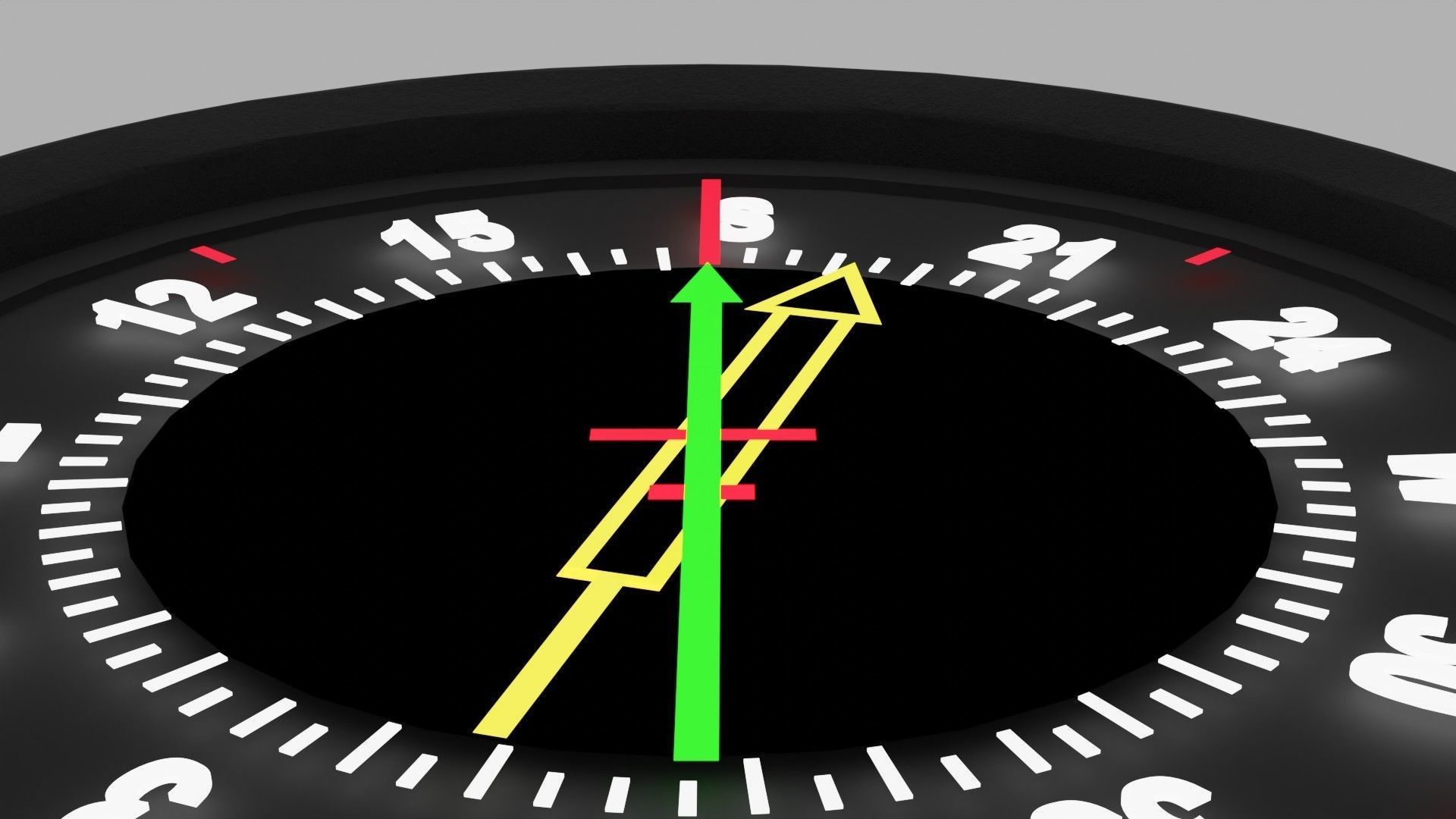 Radio magnetic Indicator 3D model | CGTrader