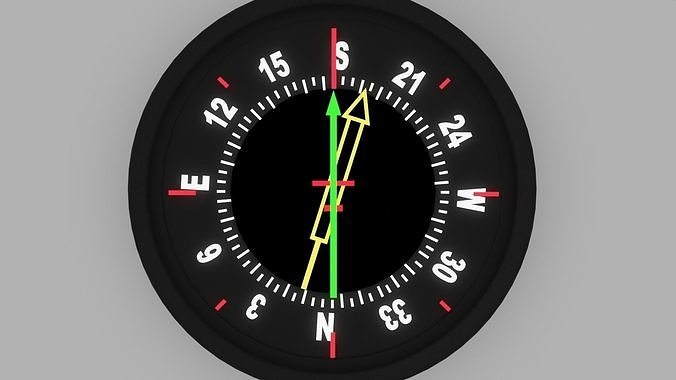 Radio magnetic Indicator 3D model | CGTrader