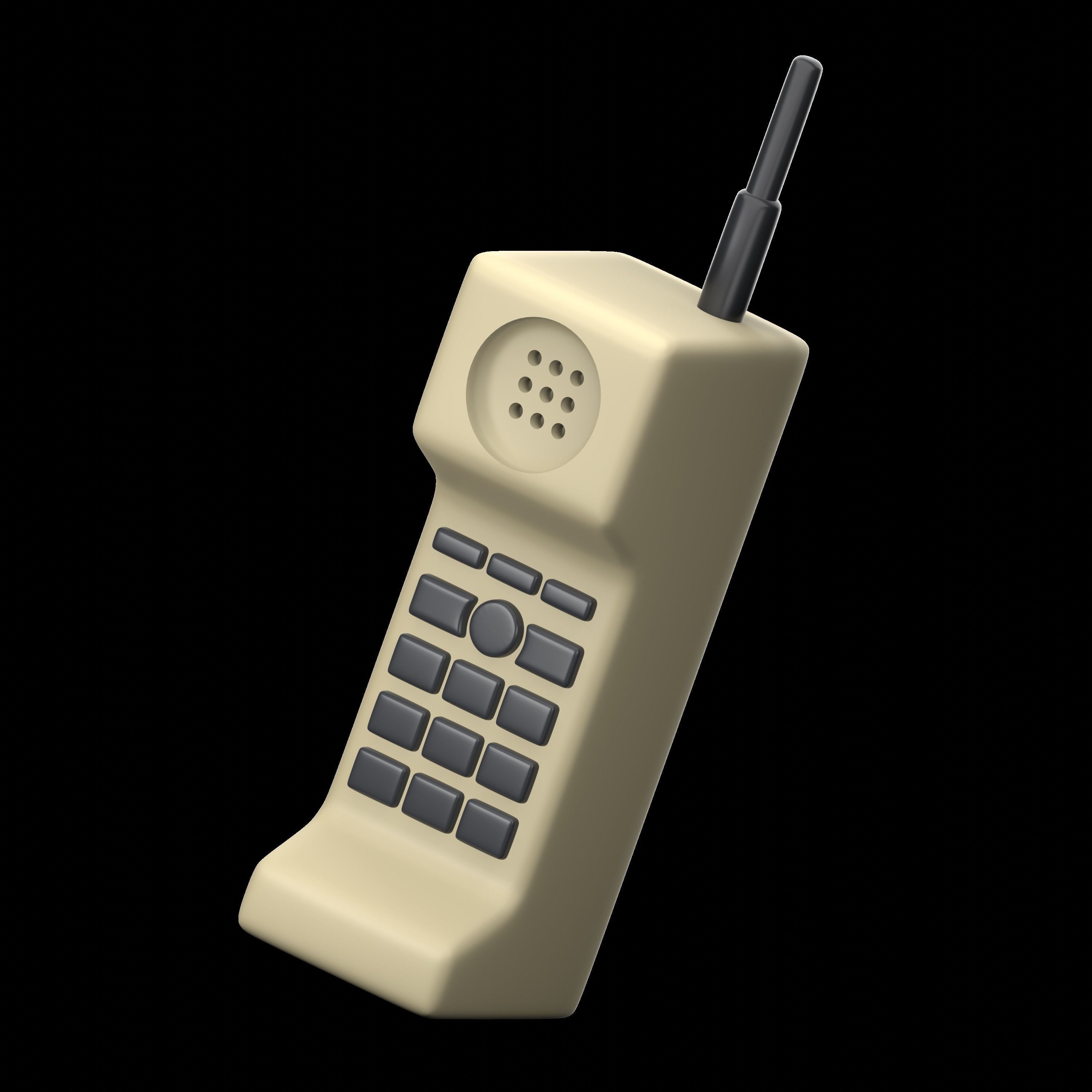 Retro Electronics 3D icon Set UX UI Web 3d rendering 3D model | CGTrader