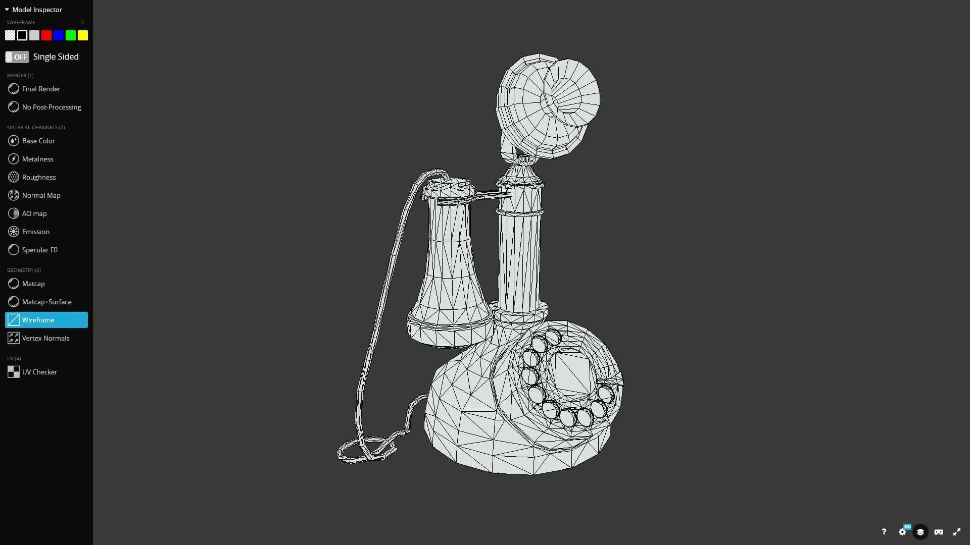 3D model Candlestick Phone 3D Model Game Ready VR / AR / low-poly ...