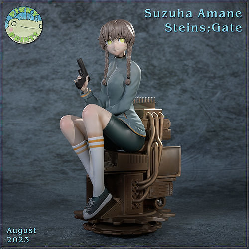 Suzuha Amane - Steins Gate 3D model 3D printable | CGTrader