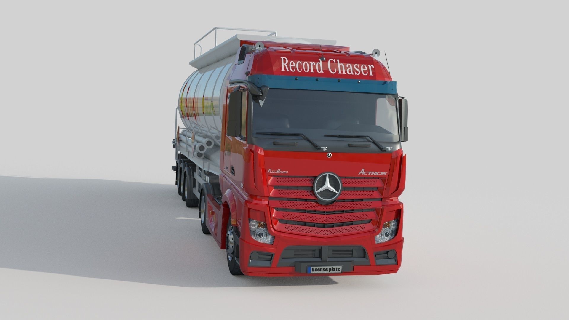 Mercedes Actros Fuel Tanker 3D model | CGTrader