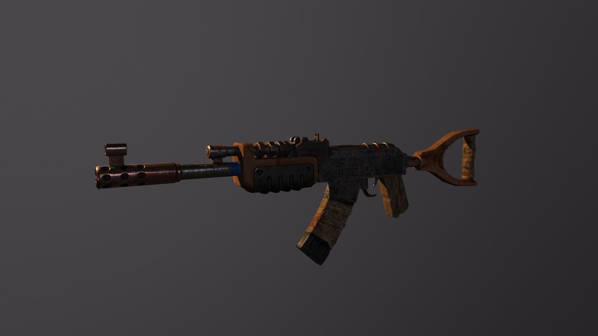 3D model Rust Kalash VR / AR / low-poly | CGTrader
