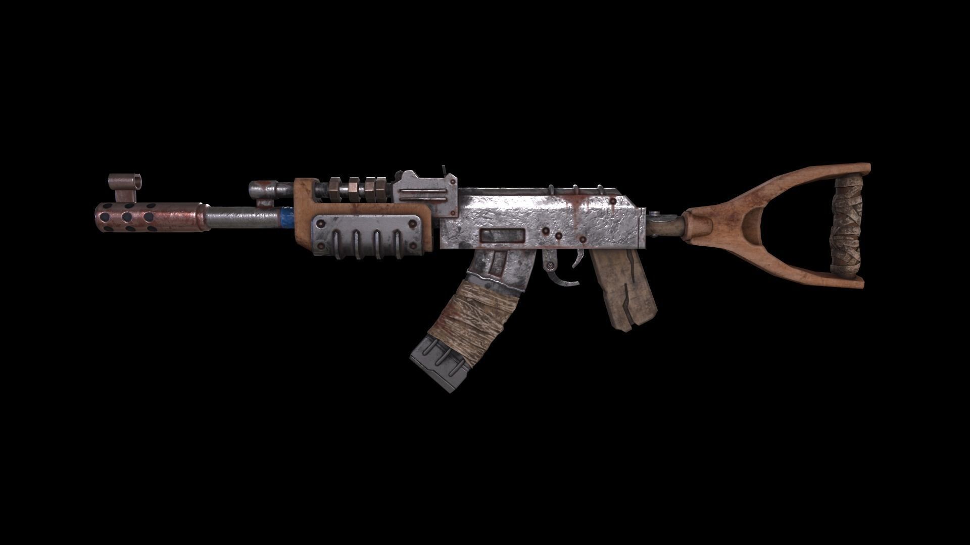 3D model Rust Kalash VR / AR / low-poly | CGTrader