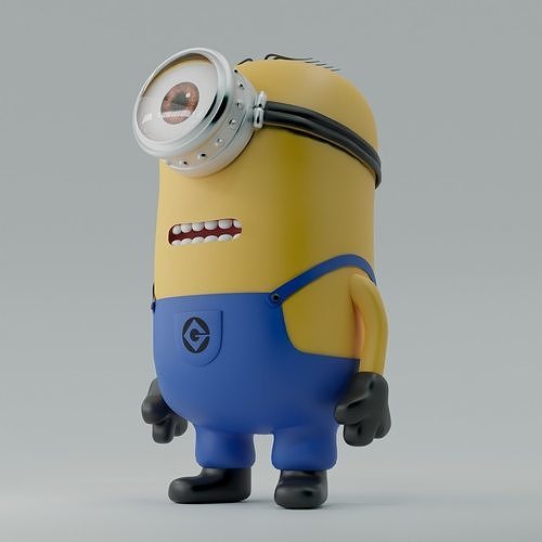 Stuart the Minion Detailed 3D Model - NOT RIGGED 3D model | CGTrader