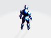 Cyber Samurai Elite Futuristic Warrior in Exosuit Armor 3D model | CGTrader