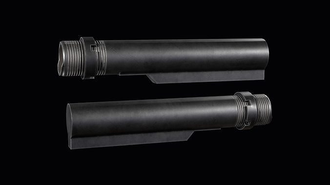 3D model AR 15 Buffer Tube VR / AR / low-poly | CGTrader