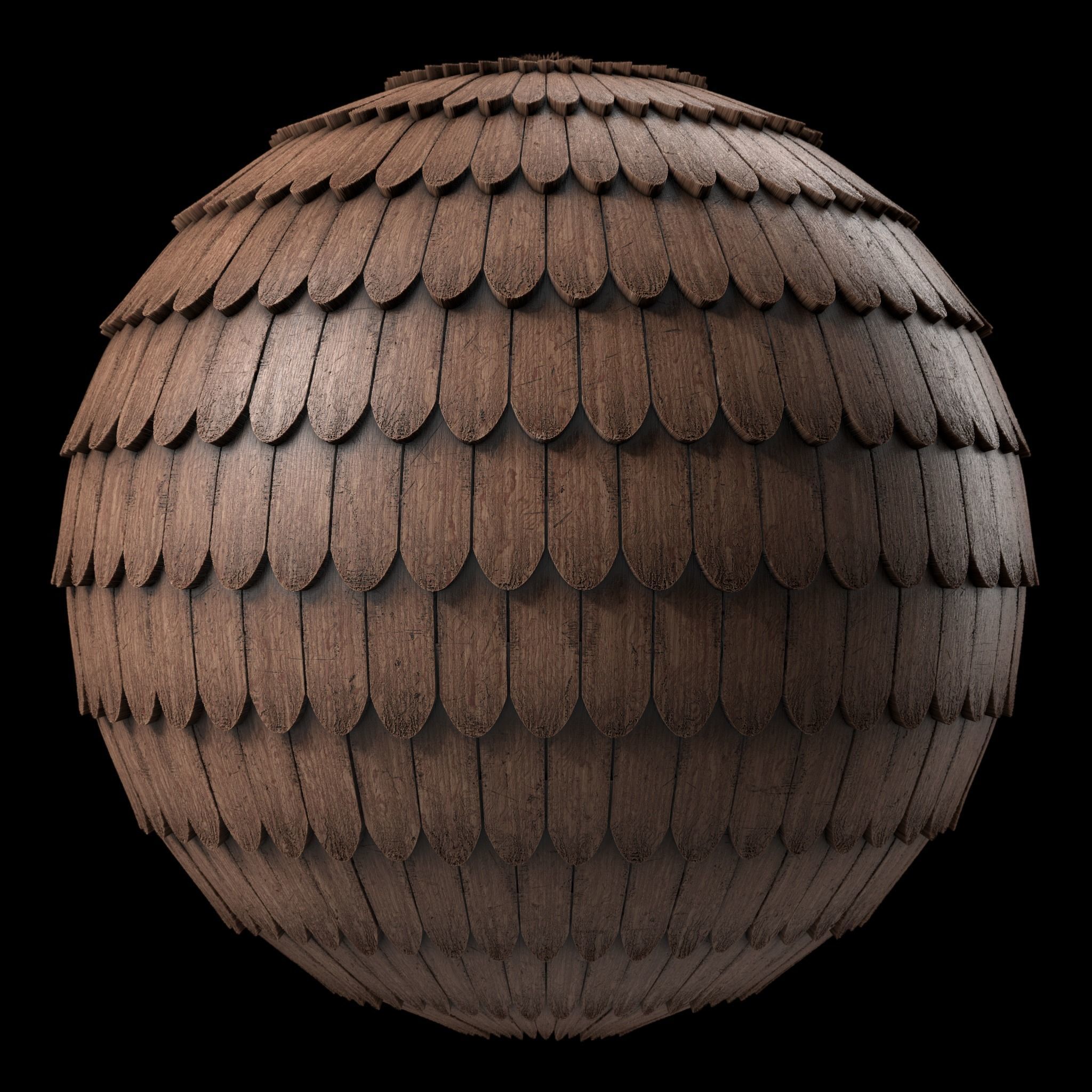 Texture Roof Tile Materials 82- Wooden Roofing By Sbsar Seamless Pbr VR ...