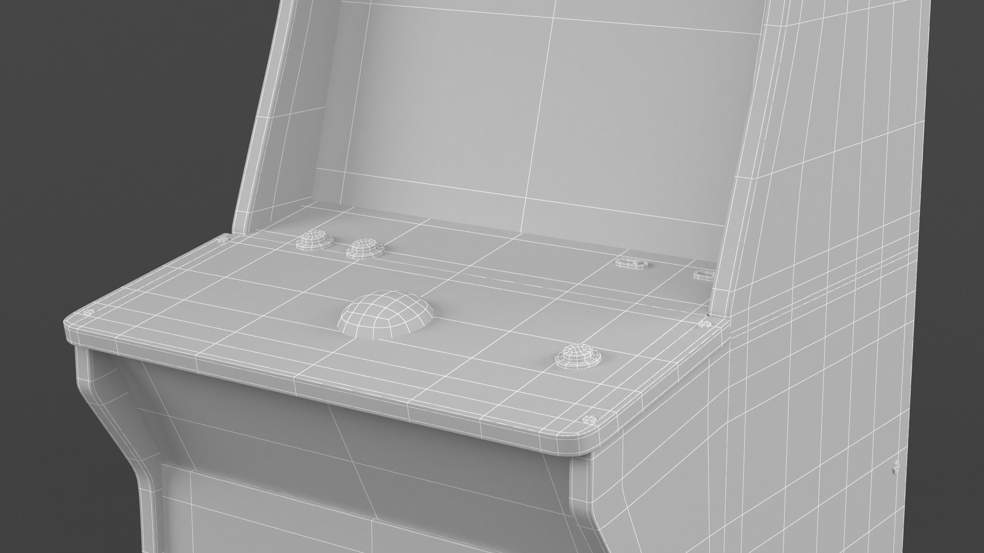 Retro Arcade Machine 3D model | CGTrader