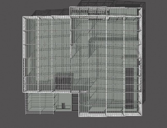 Warehouse structure 2318 3D model | CGTrader