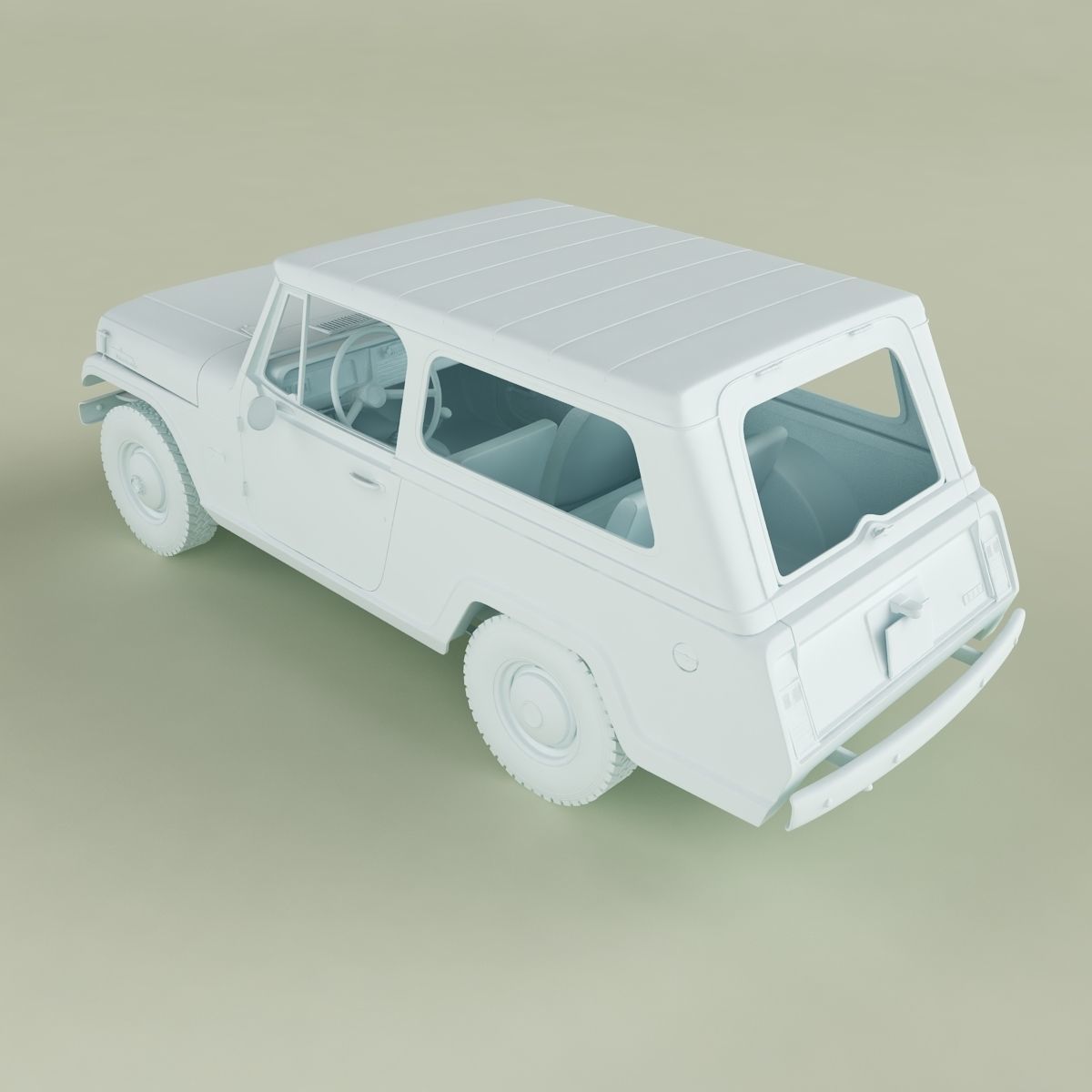 Jeepster Commando C101 3D model | CGTrader