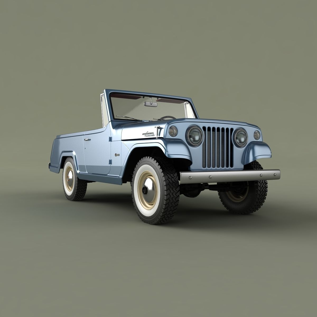 Jeepster Commando C101 3D model | CGTrader