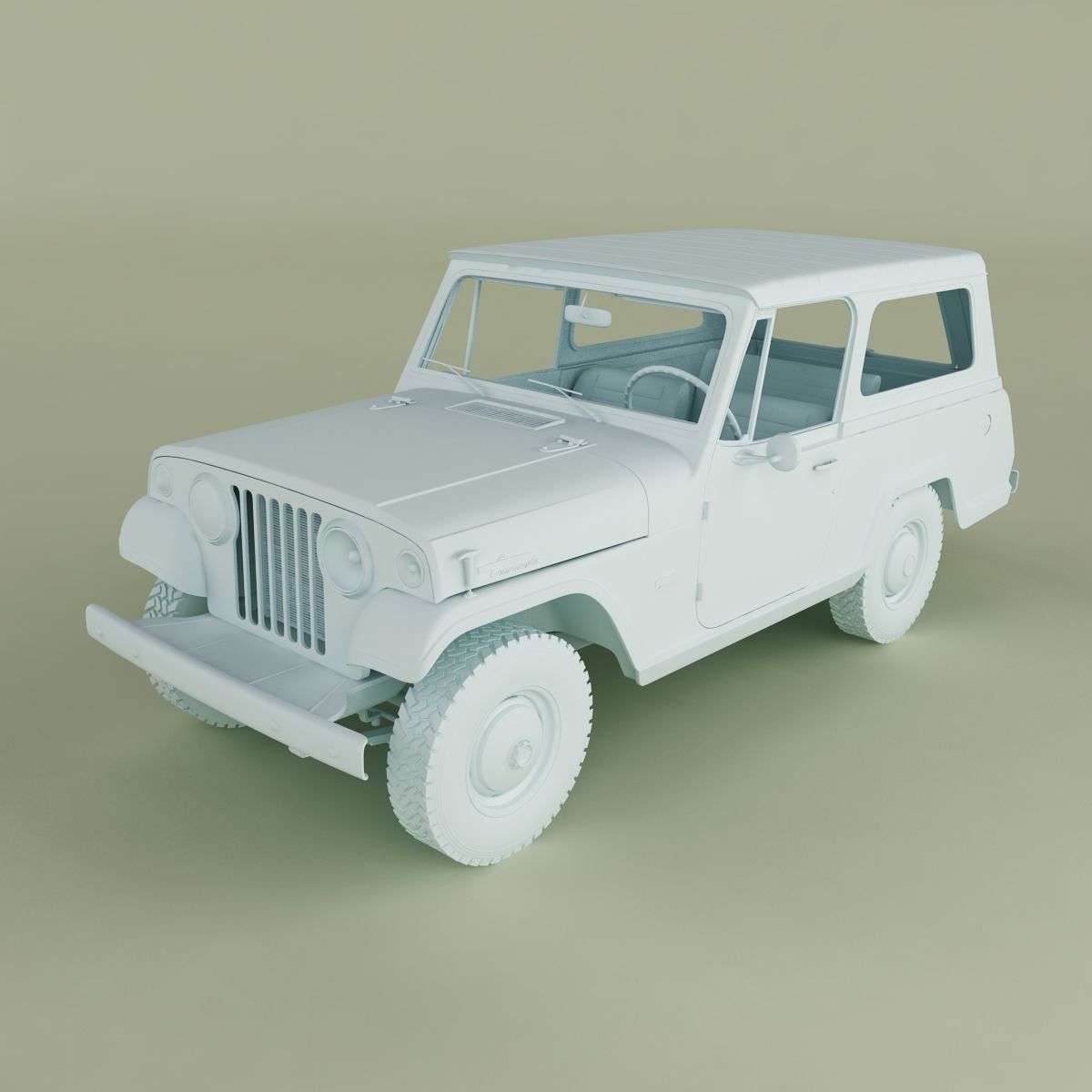 Jeepster Commando C101 3D model | CGTrader
