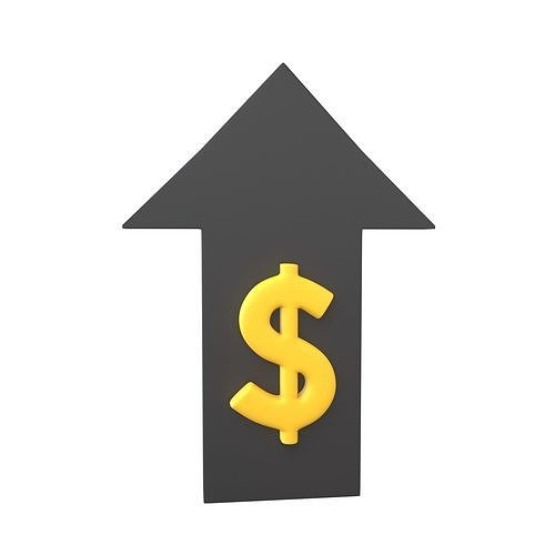 3D model Price Up Symbol V1 001 VR / AR / low-poly | CGTrader