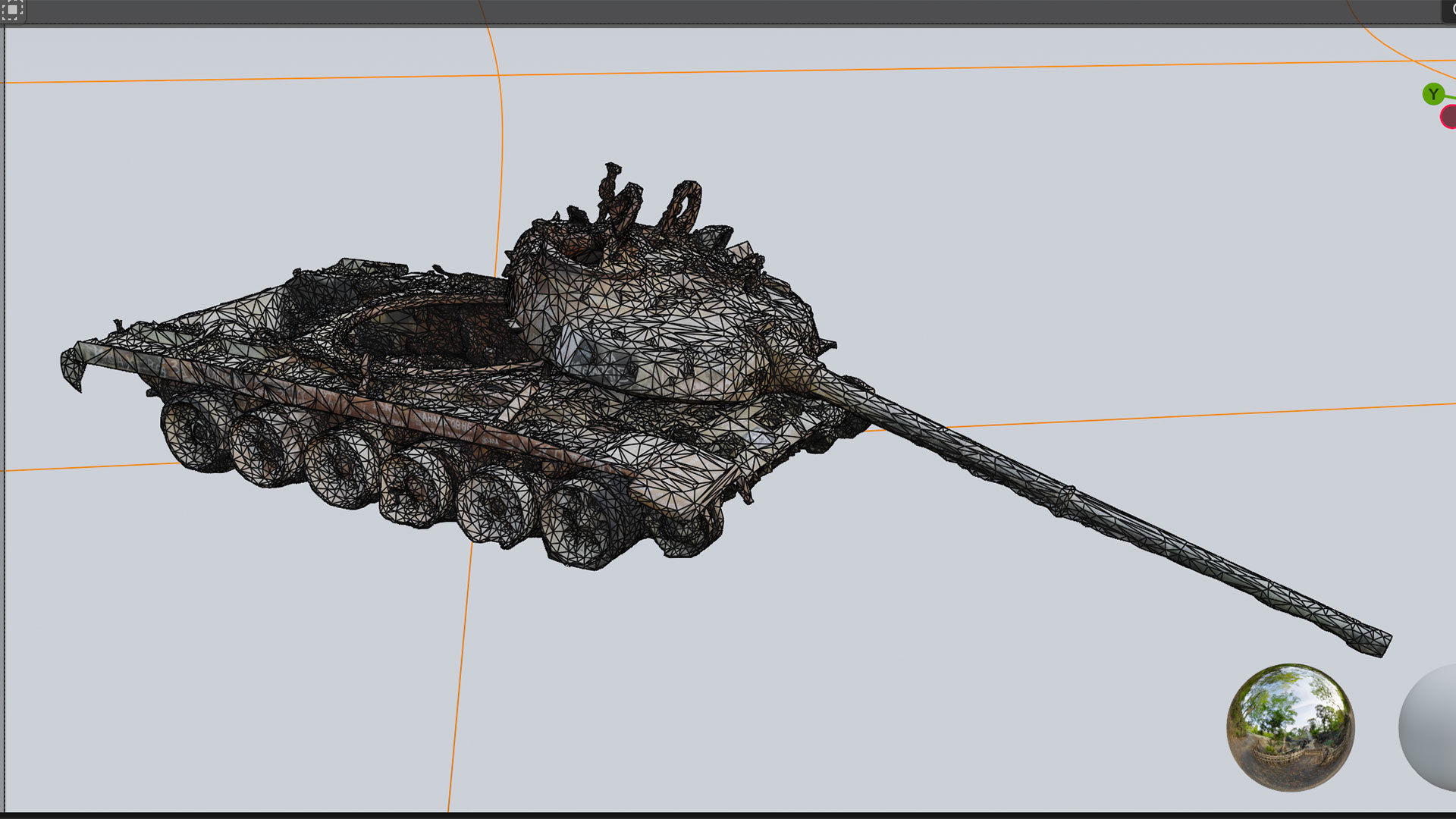 Russian T-72 tank destroyed by Ukrainian army 3D model | CGTrader
