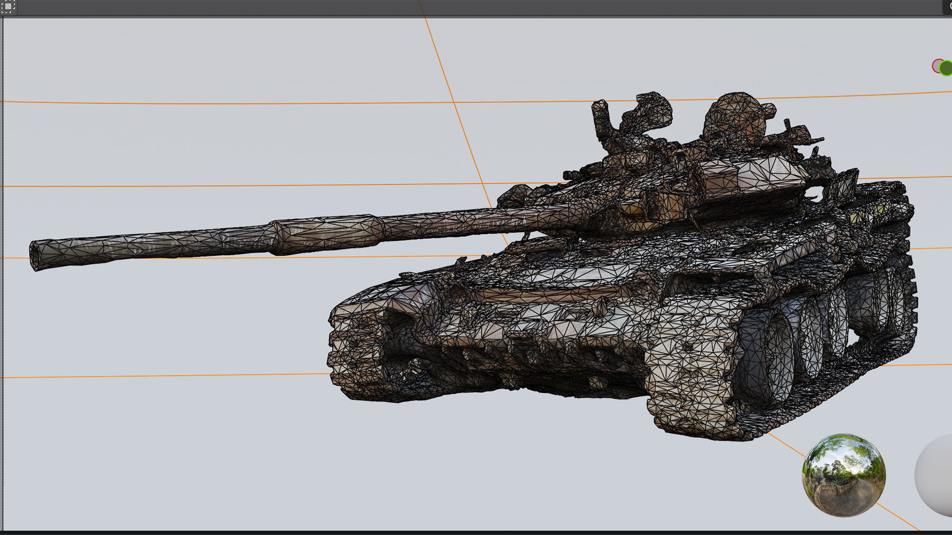 Russian T-90 tank destroyed by Ukrainian army 3D model | CGTrader