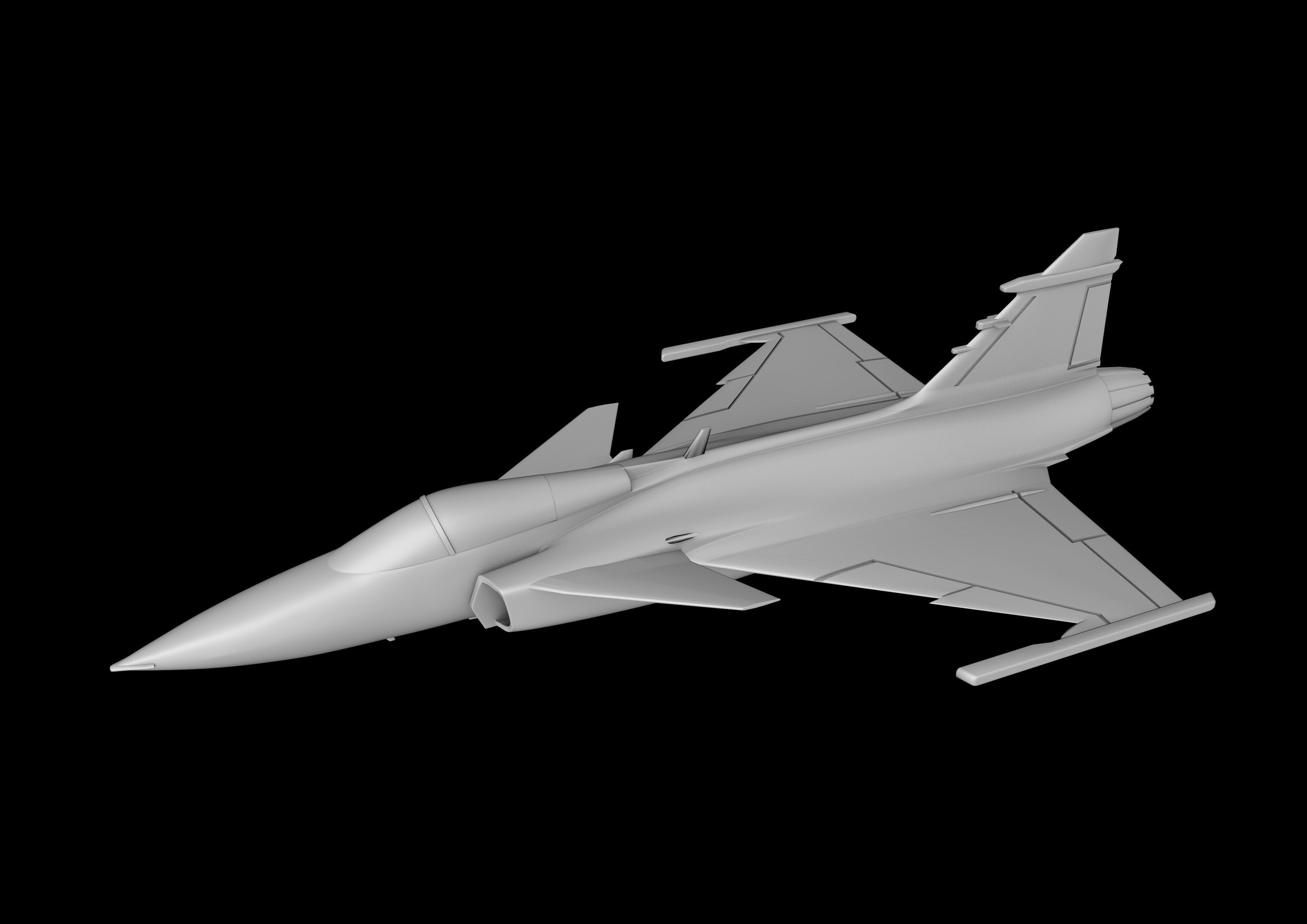 SAAB JAS GRIPEN 1-72 STL FILES OF 3D PRINT SCALE MODEL 3D model 3D ...