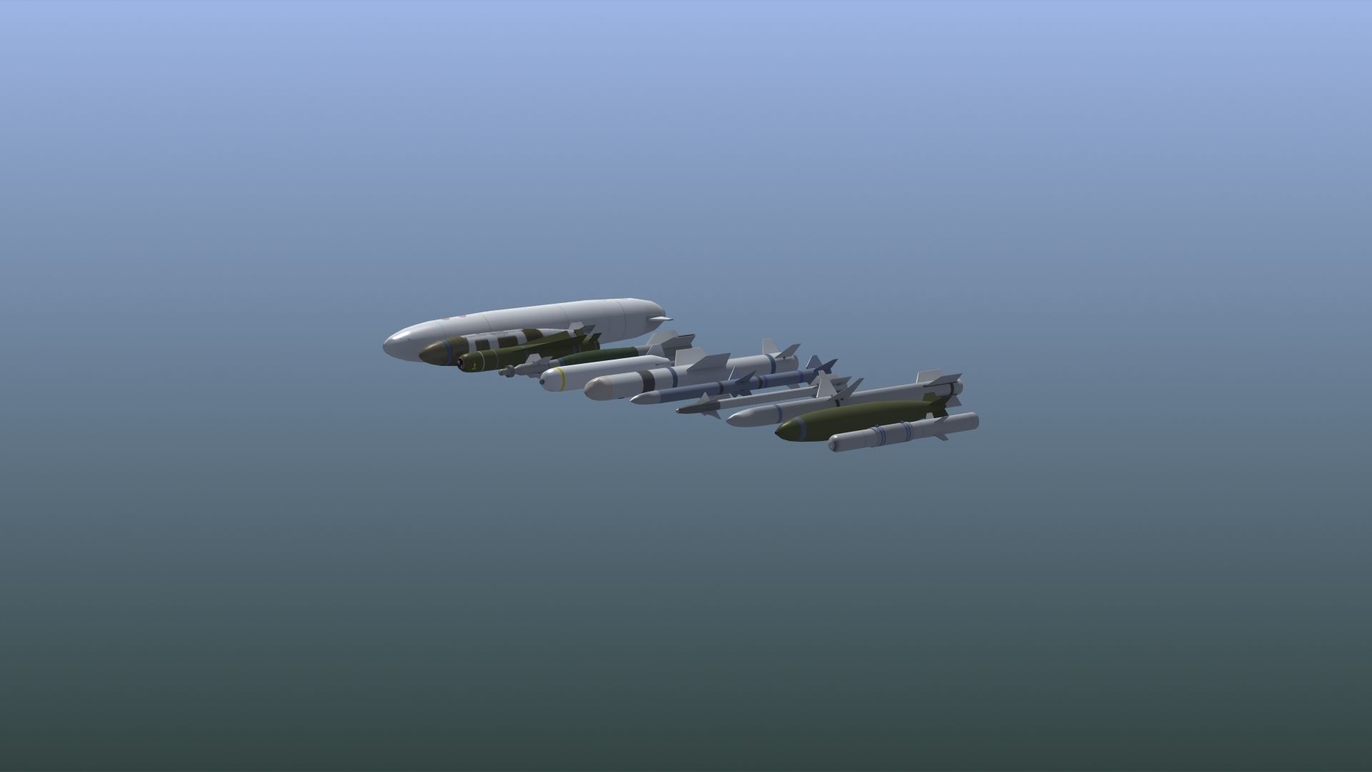 3D model NATO Aircraft Weapons VR / AR / low-poly | CGTrader