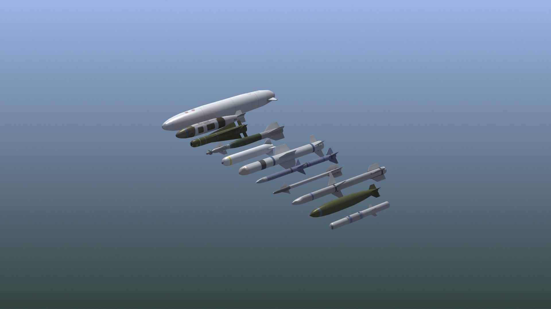 3D model NATO Aircraft Weapons VR / AR / low-poly | CGTrader